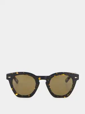 AHLEM Montorgueil Tortoiseshell Sunglasses Brown
