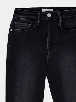 FRAME Le One Skinny Crop Jeans