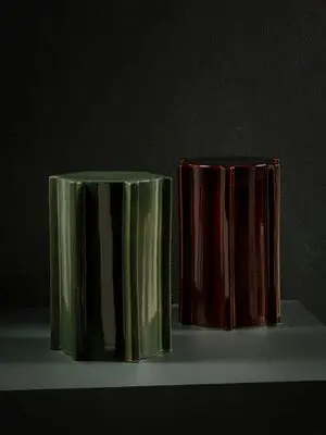 SERAX Side Table Pawn Glazed Stoneware - Green