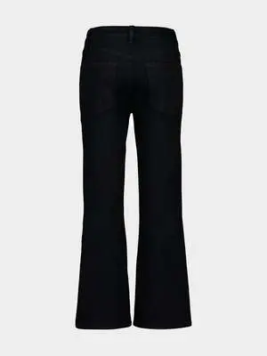 FRAME Reboot Crop Bootcut Jeans - Black
