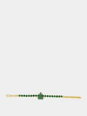 Begum Khan Frog Tennis Bracelet - Green
