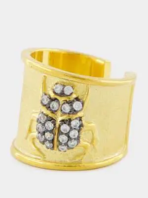 Begum Khan Scarab Earcuff - Gold