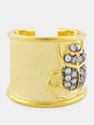 Begum Khan Scarab Earcuff