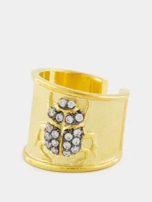 Begum Khan Scarab Earcuff - Gold