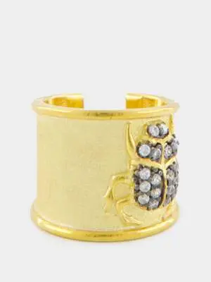 Begum Khan Scarab Earcuff