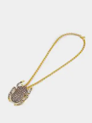 Begum Khan Crystal Bittersweet Love Necklace - Gold