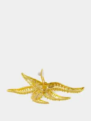 Begum Khan Sirena Starfish Clip-on Earrings