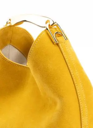 ELLEME Small Boomerang Suede - Mustard