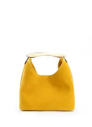 ELLEME Small Boomerang Suede Mustard