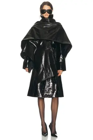SAME Leather Wrap Cape