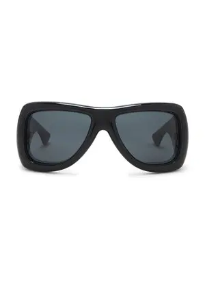 Saint Laurent Howl Oversize Sunglasses - Black
