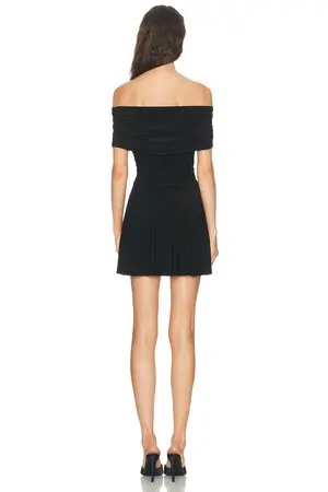 Norma Kamali Sleeveless Cowl Neck Hooded Pickleball Dress