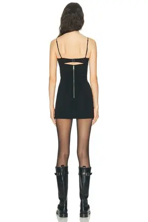HAELO Layered Lace Up Corset Dress