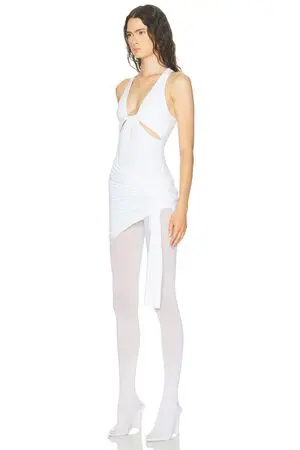 HAELO Twist Drape Tank Dress