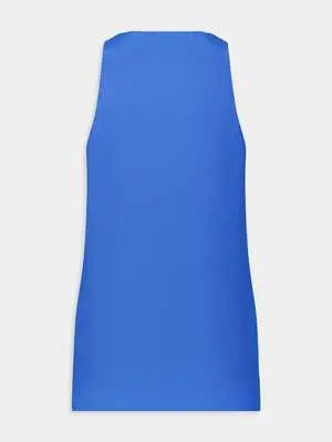 PAULA Serena Silk Tank-top - Blue
