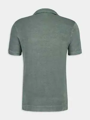 Fedeli Military Peter Terry Light Dusty Short Sleeve Polo - Green
