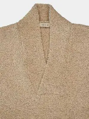 Fear Of God Wool Mohair V-neck Sweater - Beige