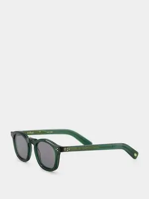 EYEVAN 7285 Round Frame Sunglasses - Green
