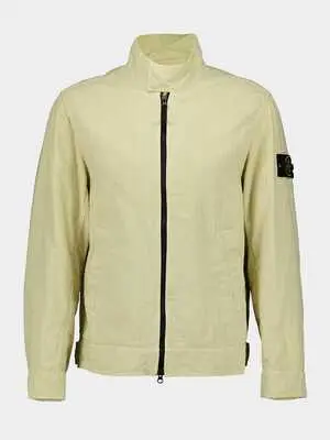 Stone Island Linen Blend Hooded Blouson
