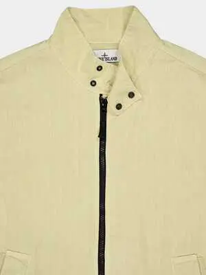 Stone Island Linen Blend Hooded Blouson
