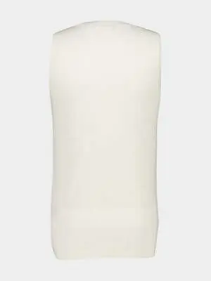 Frescobol Carioca Prado Ribbed Cotton Vest