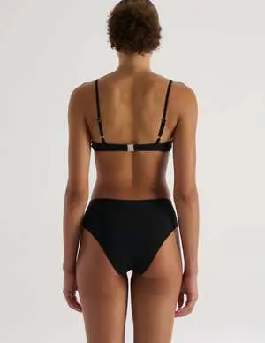 Araks Tonne High-waisted Bikini Bottom - Black