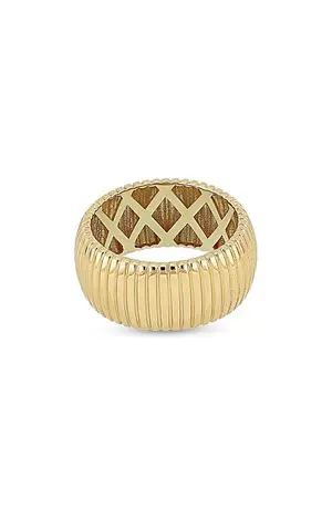 Bony Levy 14k Gold Ridged Ring