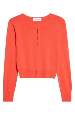 Brandon Maxwell The Ellery Shrunken Cardigan - Red