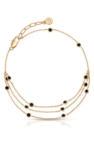 ETTIKA Ettika Fine Details Cubic Zirconia Anklet