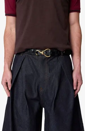 Mnml Western Hook Leather Belt