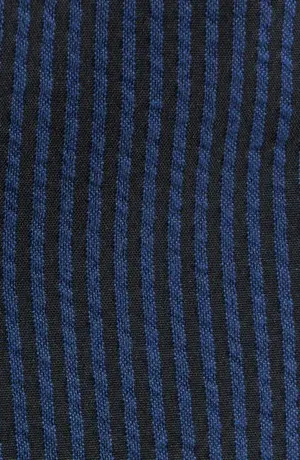 Anne Klein Striped Seersucker Blazer