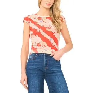Ted Baker London Floral Drop Shoulder T-shirt