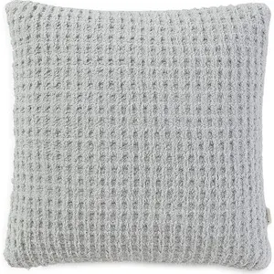 SUNDAY CITIZEN Snug Waffle Throw Pillow - Cloud Grey