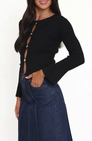 PETAL & PUP Rosienna Cutout Rib Top