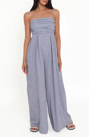 Checked Jumpsuits