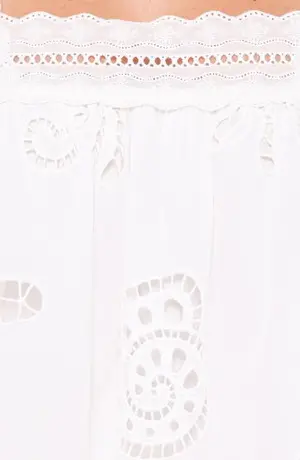 PETAL & PUP Aideen Sleeveless Eyelet Top