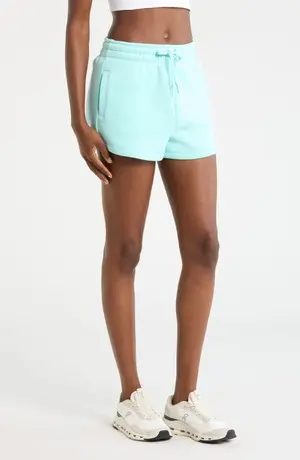 MPG Luxe Fleece Sweat Shorts - Limpet Shell