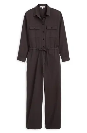 ALEX MILL Ricard Long Sleeve Cotton Jumpsuit