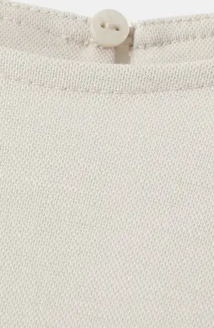 Mango Gathered Midi Dress - Ecru