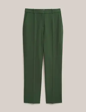 HOBBS LONDON Bess High-waisted Straight-leg Trousers