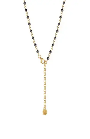 KARMA AND LUCK Hamsa Pendant Beaded Necklace