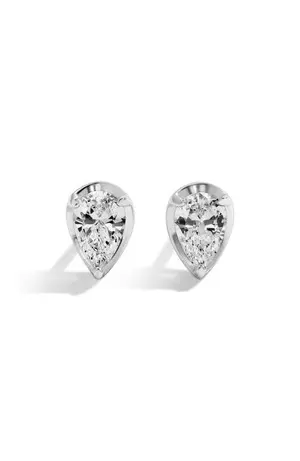 MAZIN JEWELS Pear Shaped Stud Earrings