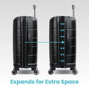 AMERICAN TOURISTER Stratum 2.0 Hardside 20" Spinner Carry On Luggage - Charcoal