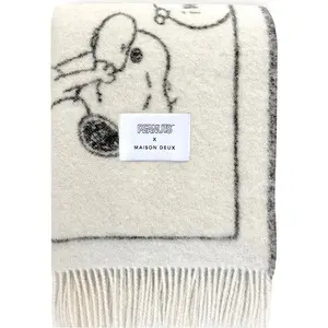 MAISON DEUX Peanuts Blanket - Open White