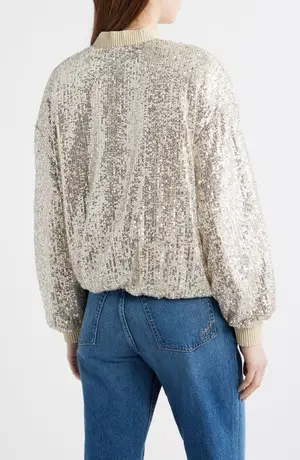 Hugo Boss Sequin Bomber Jacket