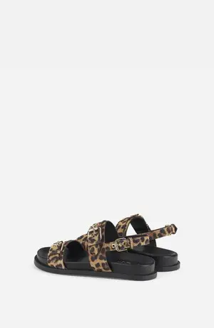 Agl Cristina Sling-back Sandal - Leo Print