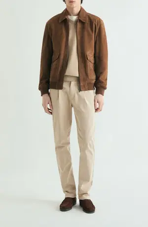 SCALPERS Tone-on-tone Embroidered Supima Sweater