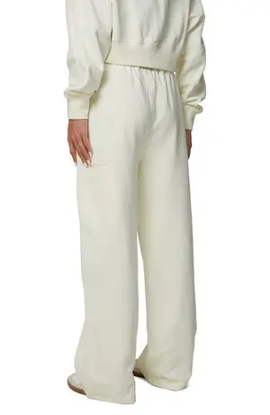 GOOD FOR NOTHING Straight Leg Halftone Joggers - Ivory