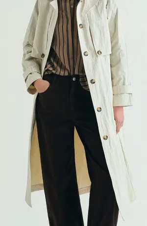 SCALPERS Lightweight Multi-position Trench Coat