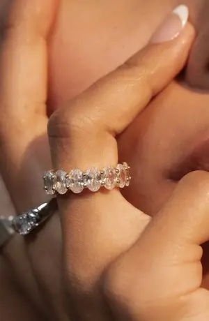 THE M JEWELERS Oval-cut Eternity Ring